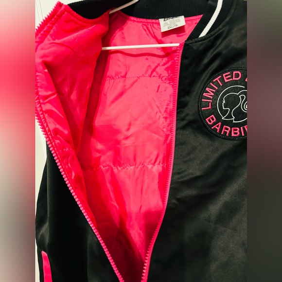 Barbie | Jackets & Coats | Barbie Varsity Jacket Youth Size Xxl 8 ...